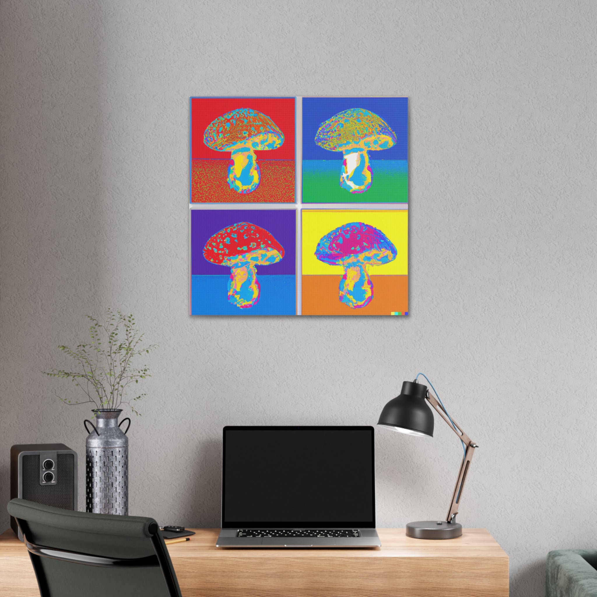 Pop Art Mushroom Wall Hanging – Fungus Amongus